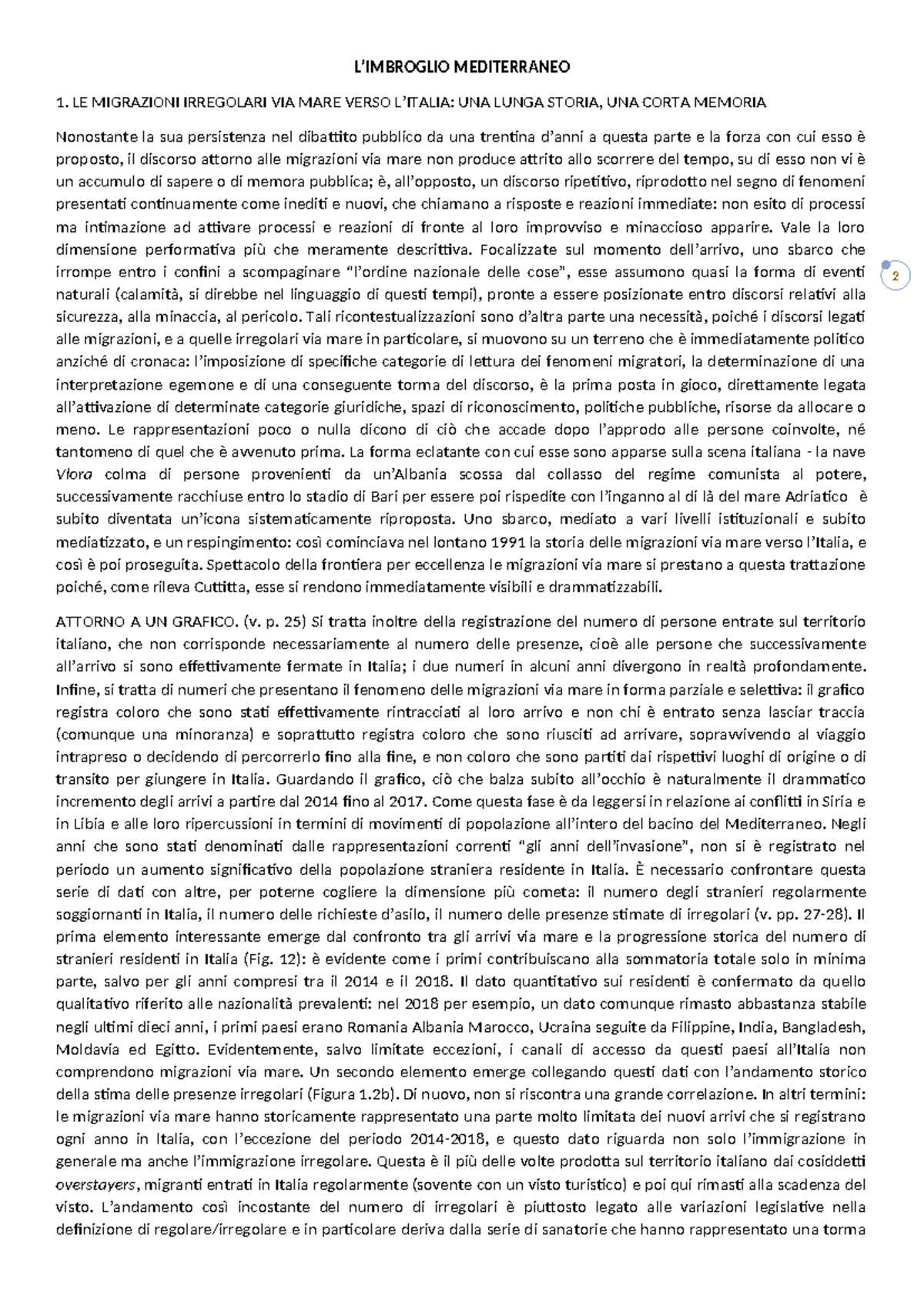 MEDITERRANEO 1: LE MIGRAZIONI IRREGOLARI VIA MARE E LA LORO STORIA ...