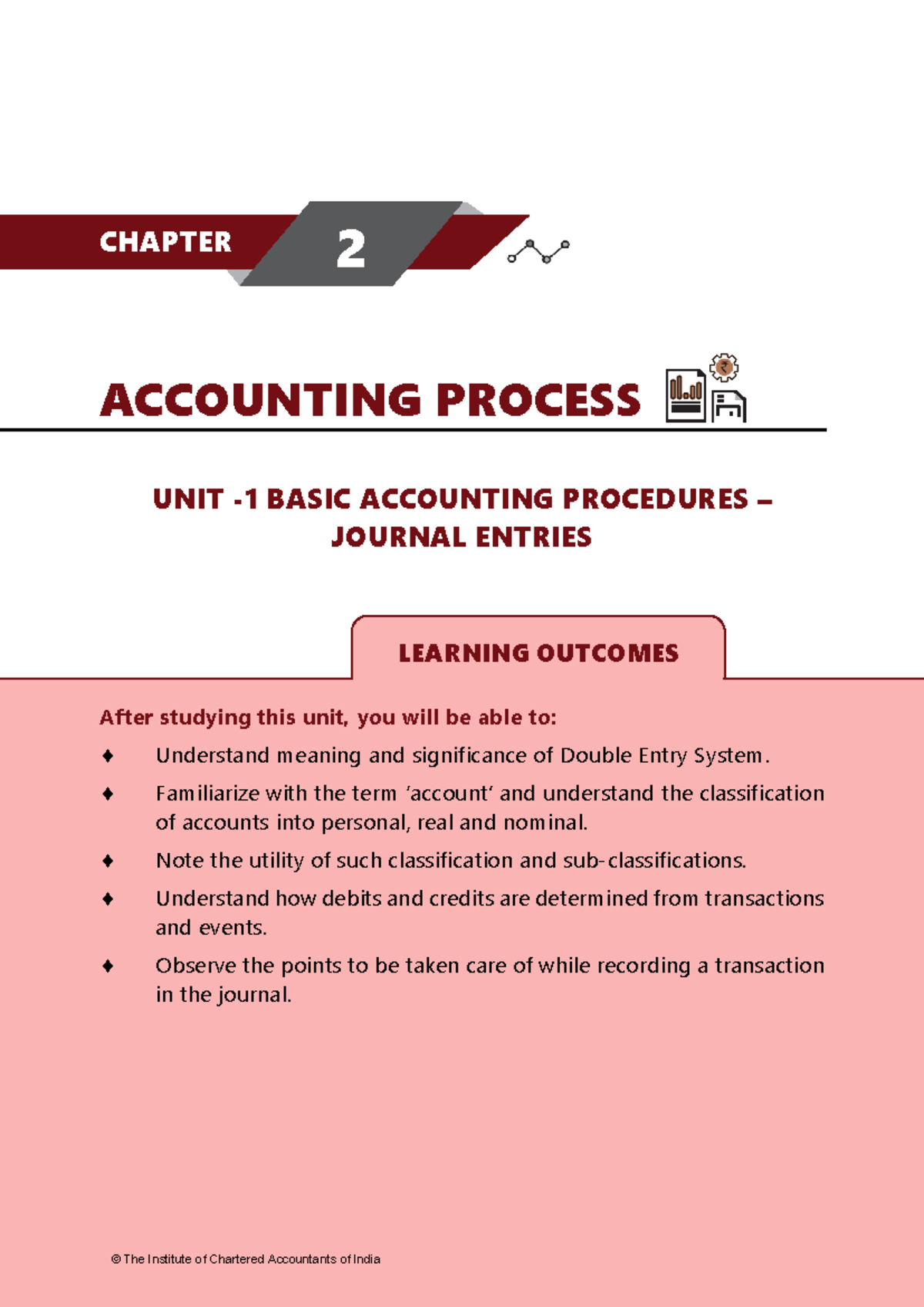 CHAPTER 2: ACCOUNTING PROCESS - BASIC ACCOUNTING PROCEDURES & JOURNAL ...