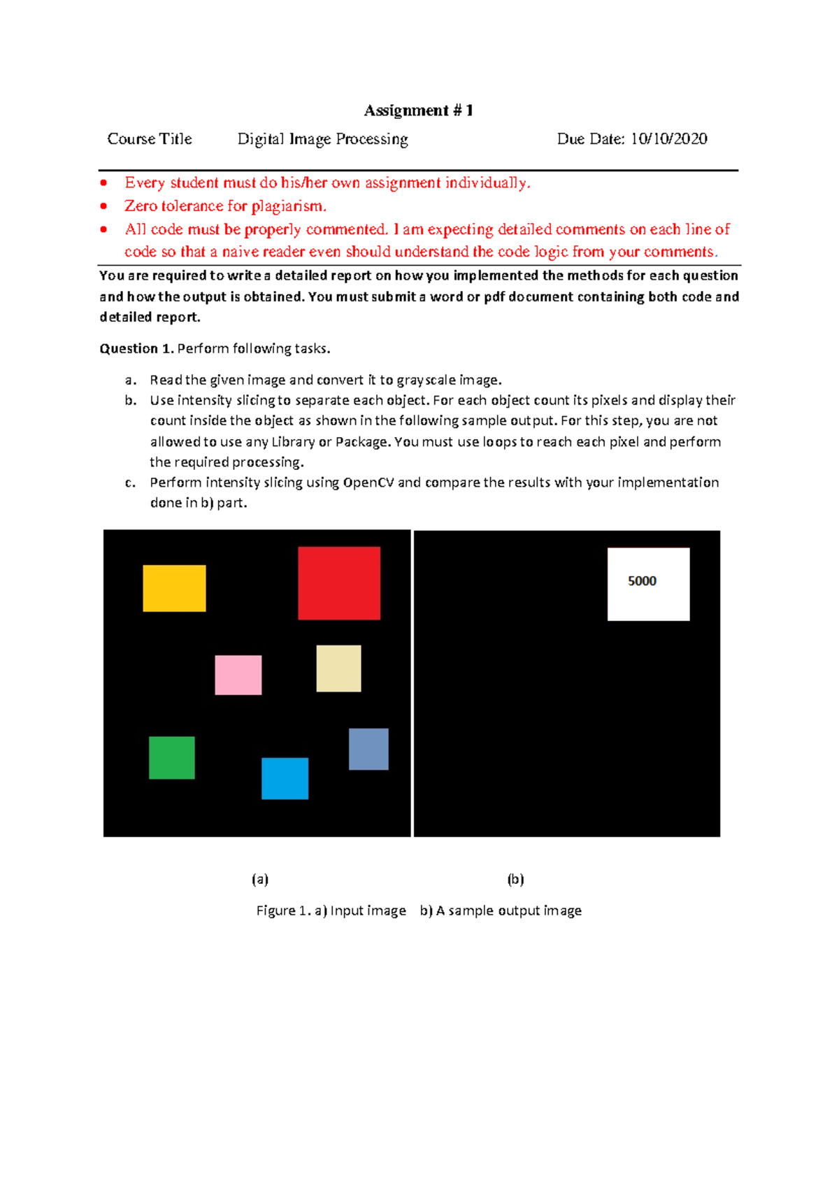 National University of Computer and Emerging Sciences - Assignment # 1 ...