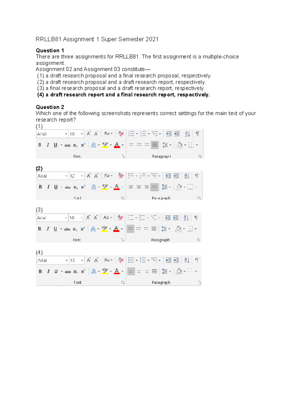 RRLLB81 Assignment 1 Super Semester 2021 - RRLLB81 Assignment 1 Super ...
