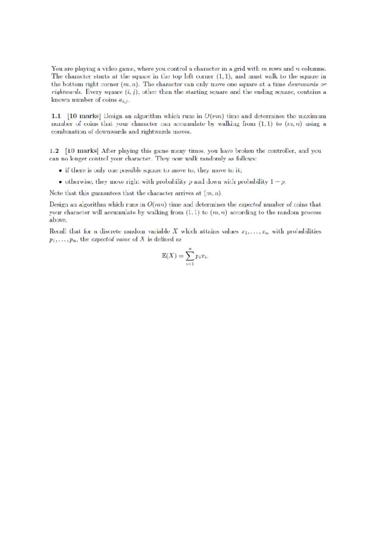 Prac DP Questions: Max Coins & Net Earnings Algorithms - Studocu