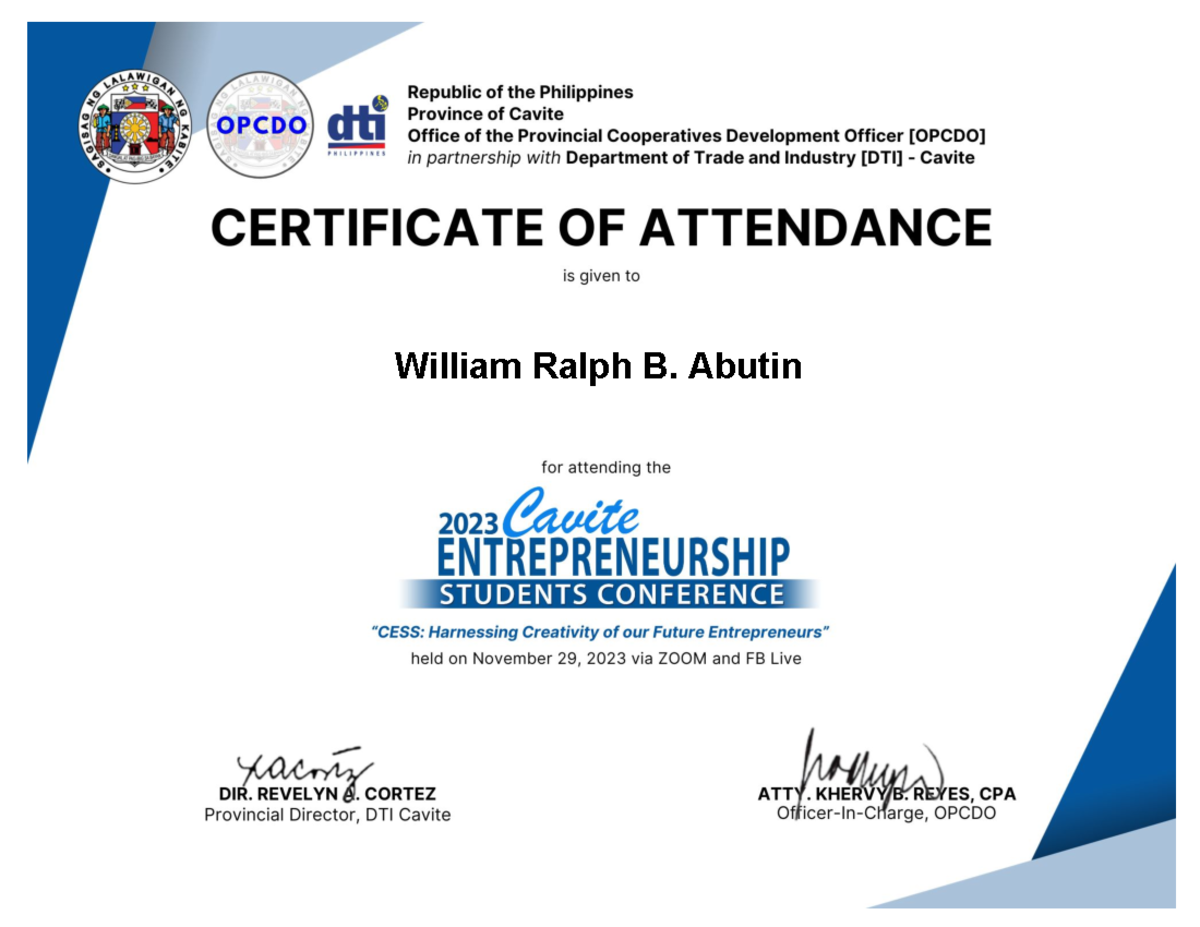 2023CESS - Cess 2024 - LALAWIGAN NO Republic of the Philippines 10 ...