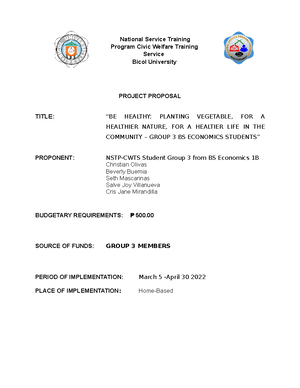 Grade 7 T.L.E. - Butanding Interactions in Donsol, Sorsogon - Studocu