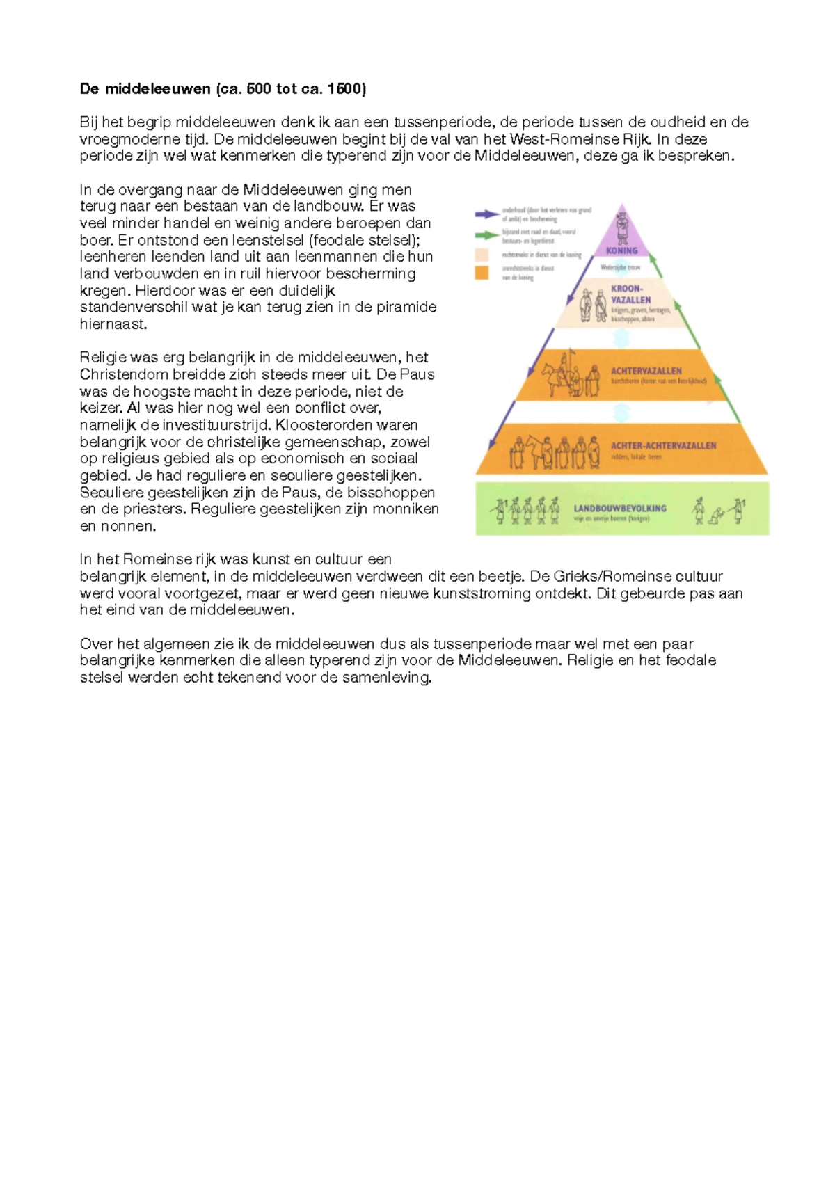 Middeleeuwen - De middeleeuwen (ca. 500 tot ca. 1500) vormen in de ...
