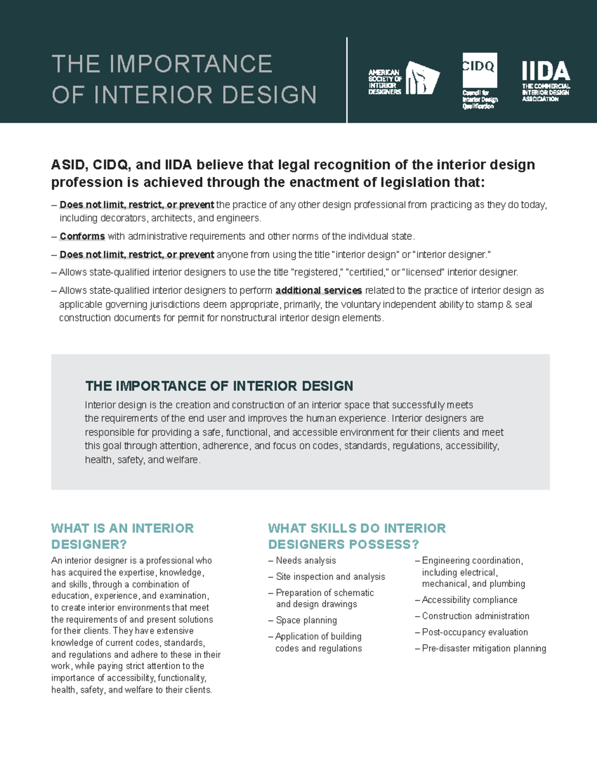 The Importance of Interior Design: Legal and Professional Insights ...