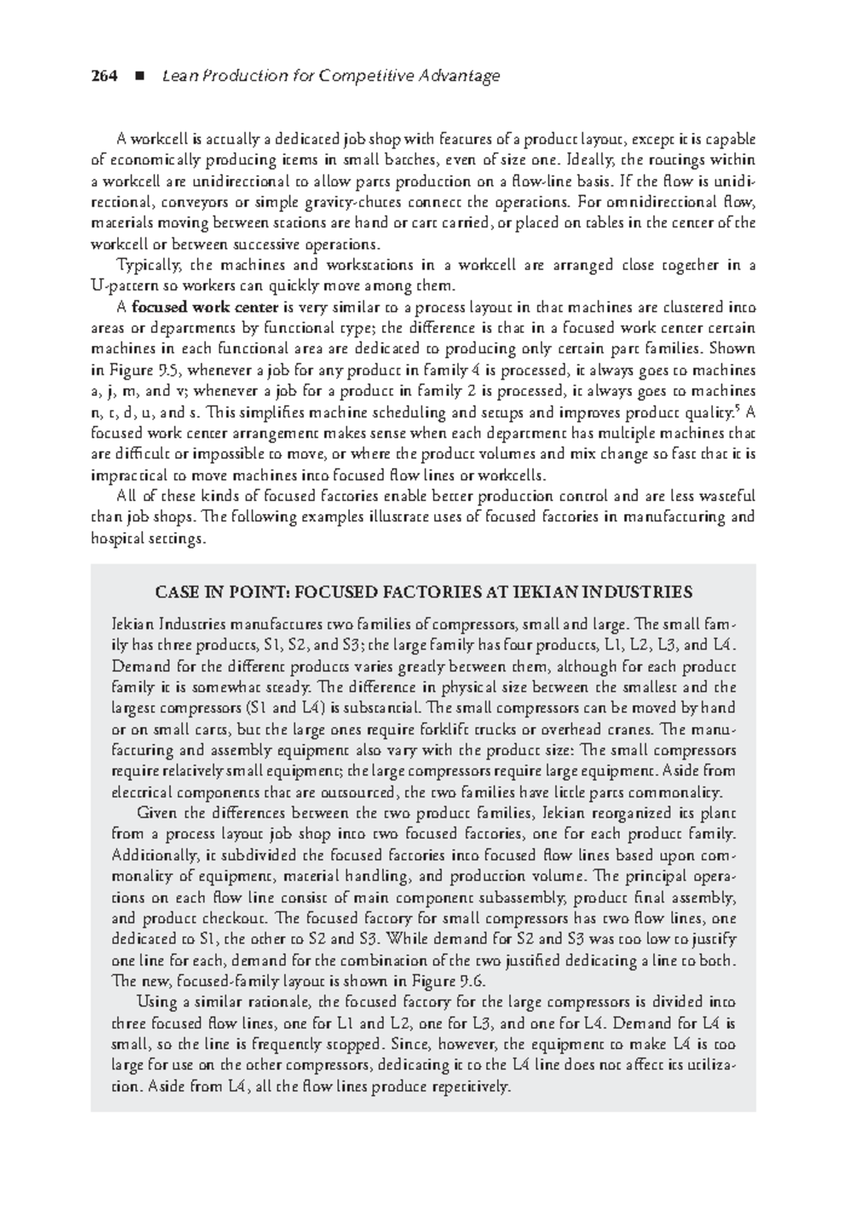 Nicholas, John M - Lean Production: Focused Factories & Efficiency ...