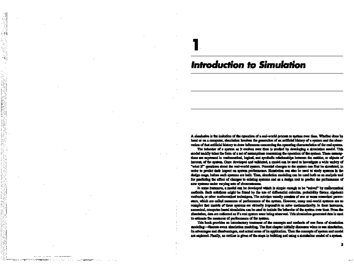 Introduction to Simulation: Key Concepts and Applications in STATS 2300 ...