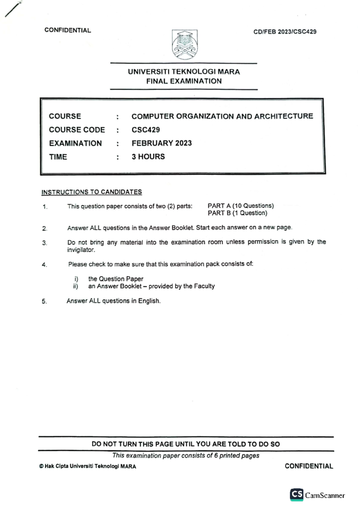 CSC429 FEB 2023 AS - past year - similarity : can do addtion and subtraction dissimilarity : acb ...