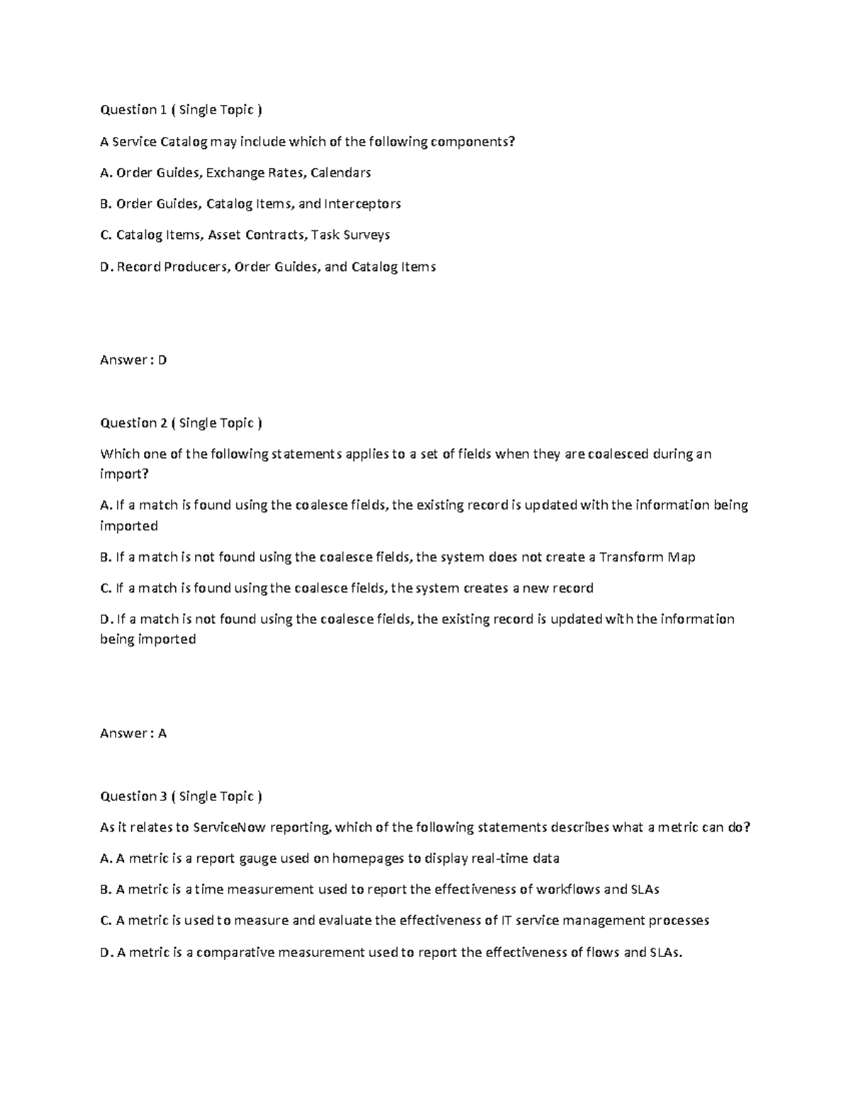 CSA Exam Study Guide: Key Concepts & Practice Questions - Studocu
