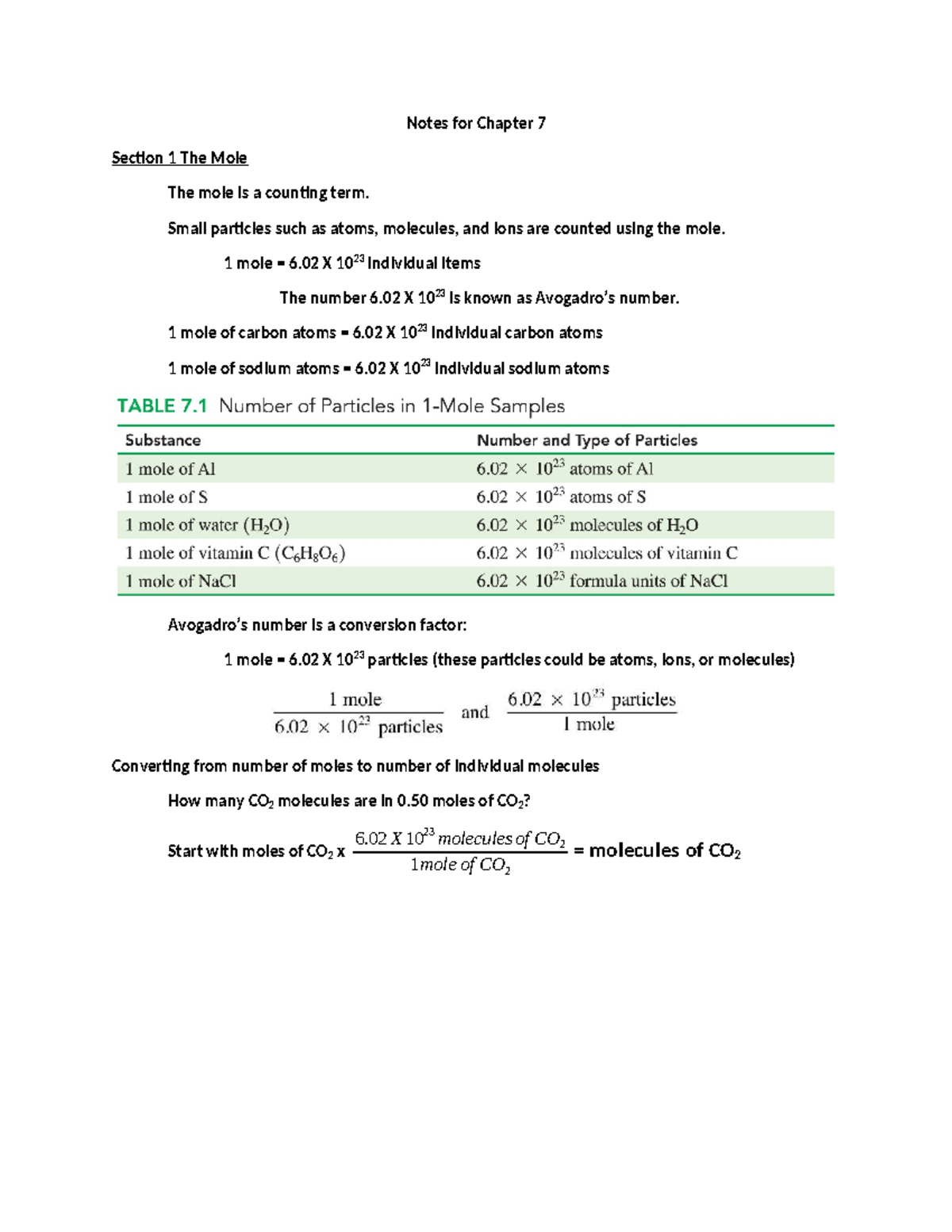 Chemical Equations and Reaction Types: Concepts for Chem 101 - Studocu