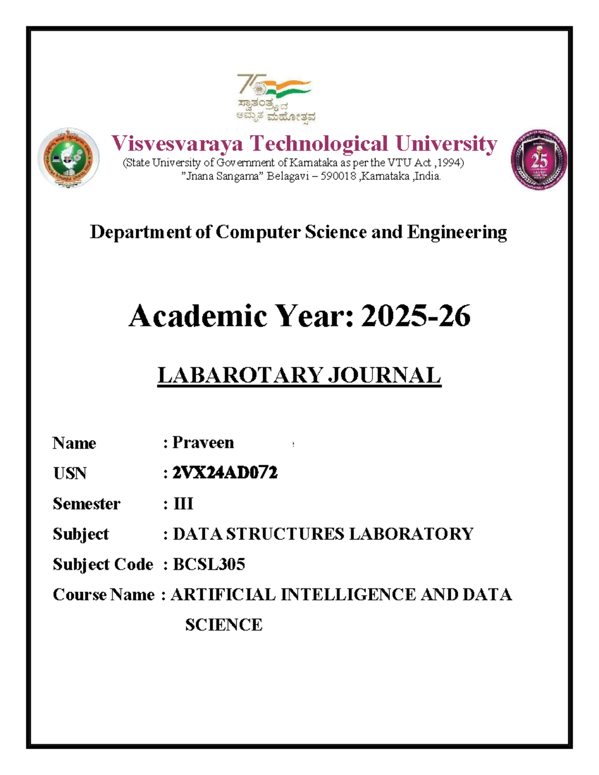 DATA STRUCTURES LAB BCSL305: Comprehensive C Programs for Linked Lists and Trees - Studocu
