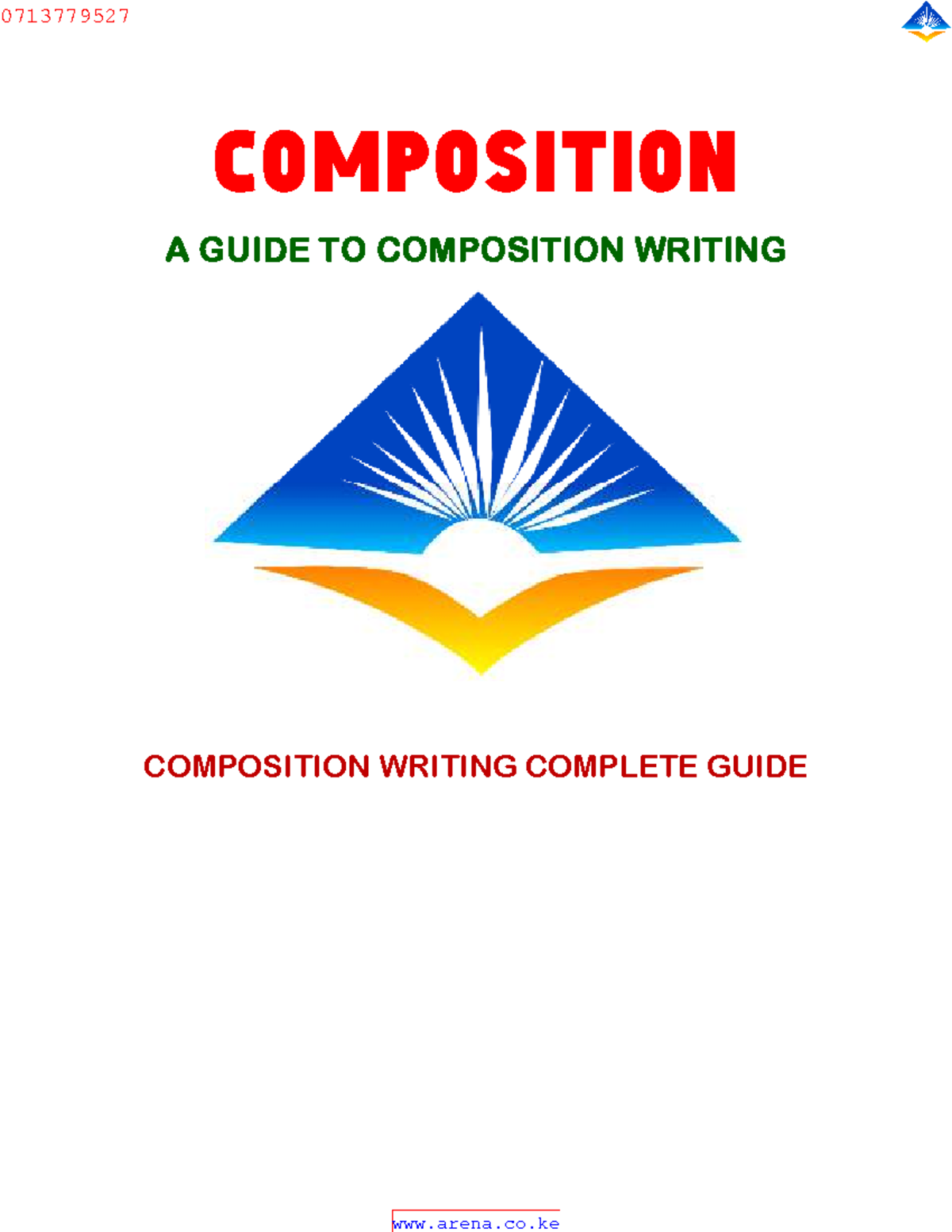 KCPE English Paper: Comprehensive Guide to Composition Writing - Studocu