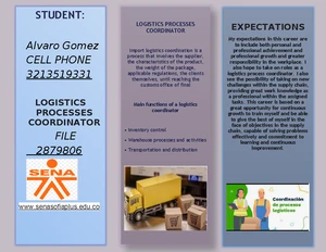 Mapa Mental: Requerimientos de la Cadena de Suministros y Logística - Studocu