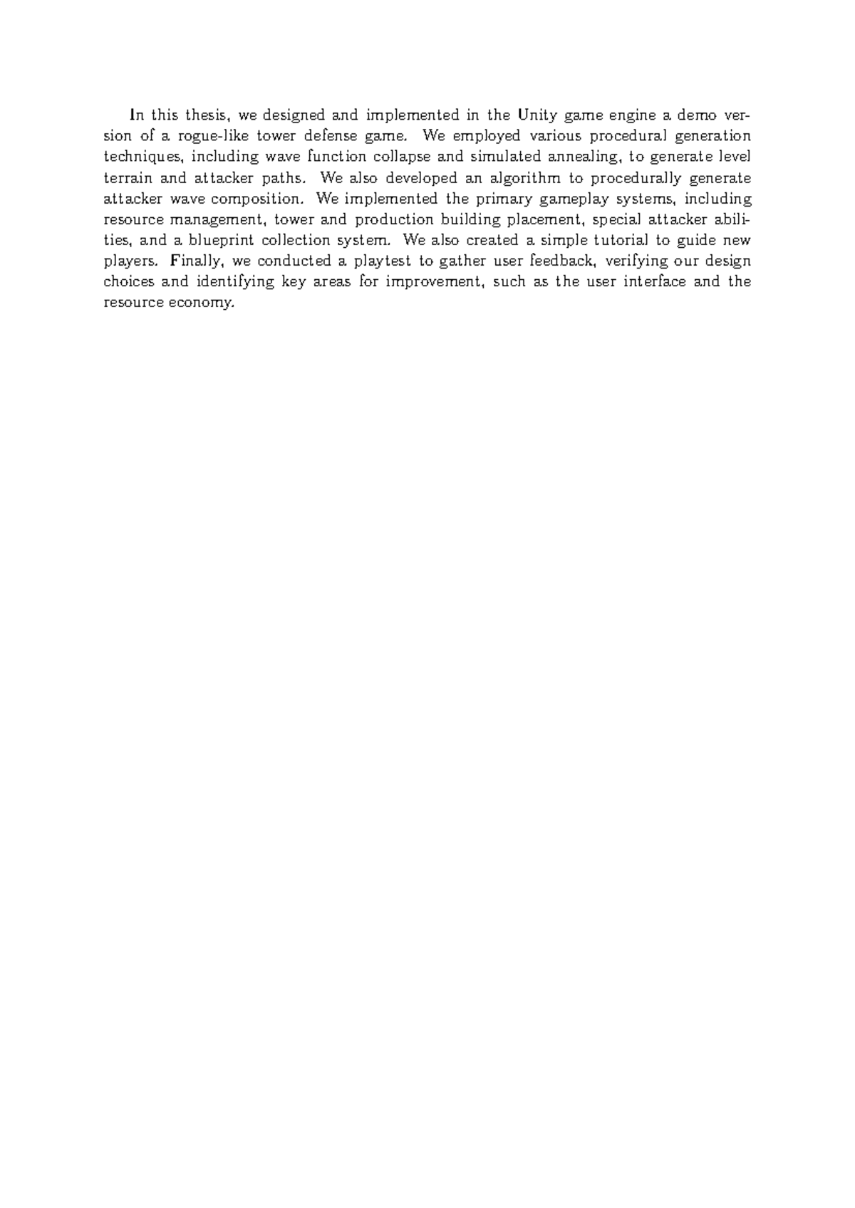 130401302 - Tower Defense Game Design & Implementation Thesis - Studocu