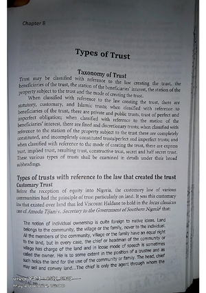 Evidence pq - E STHER COPY DELTA STATE UNIVERSITY FACULTY OF LAW OLEH ...