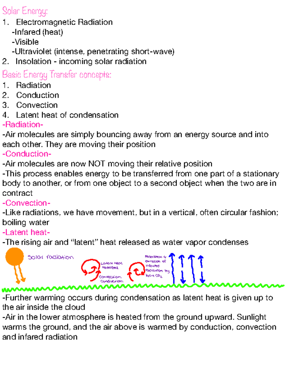 Ch 4. Solar Energy: Insolation and Temperature Concepts - Studocu