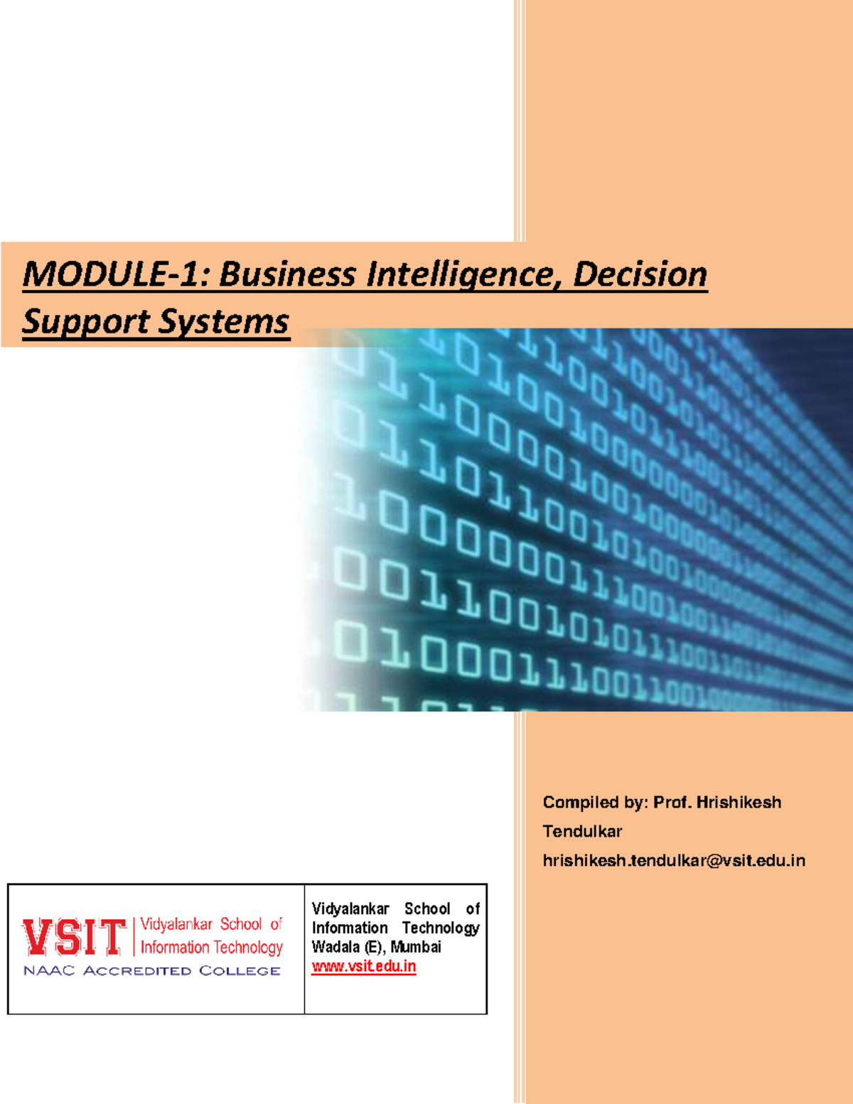 BI Module 1: Business Intelligence & Decision Support Systems Notes ...