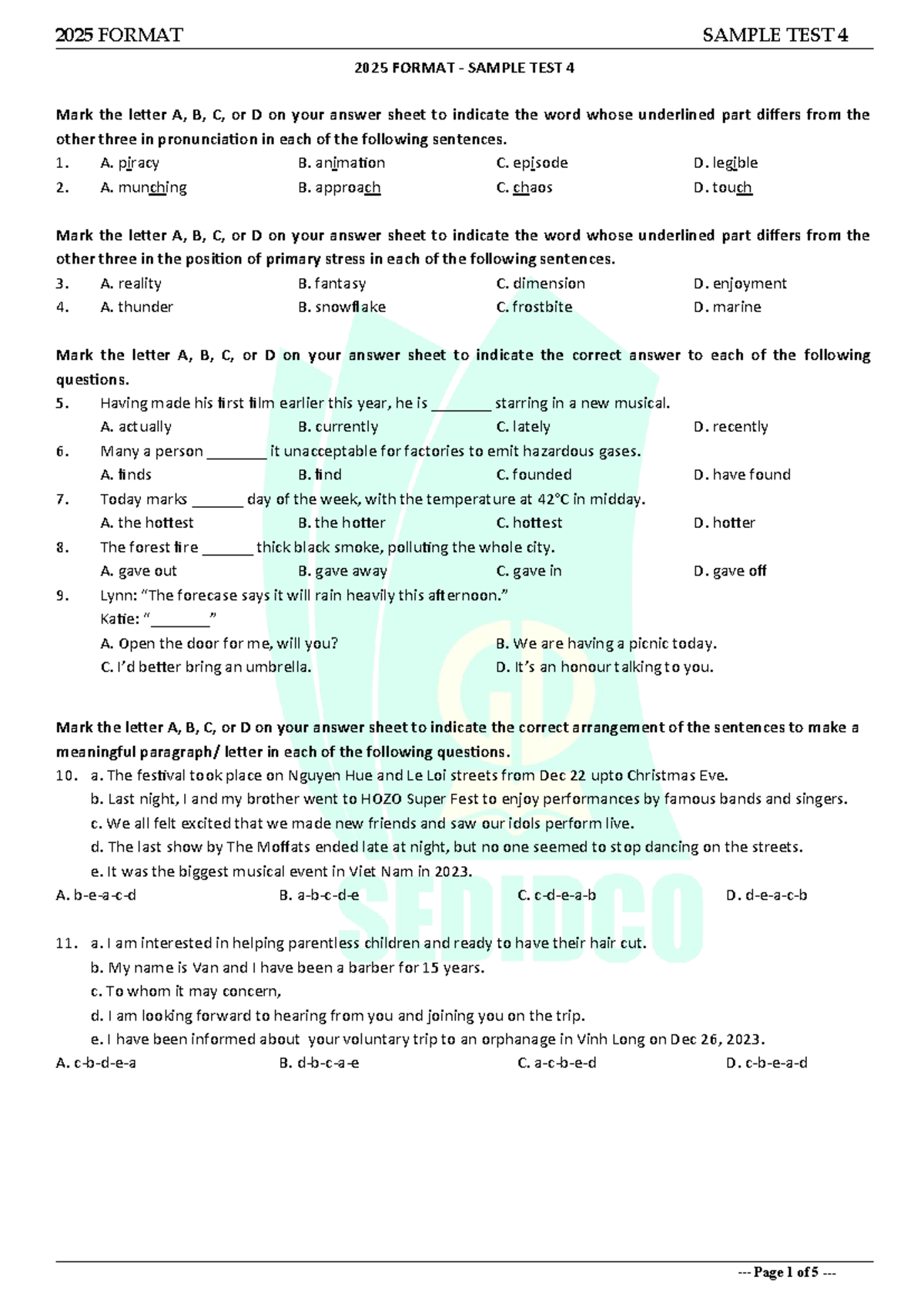 714144344 Test 4: 2025 Format Sample Questions and Answers - Studocu