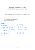 PHIL1012 - USyd - Introductory Logic - Studocu