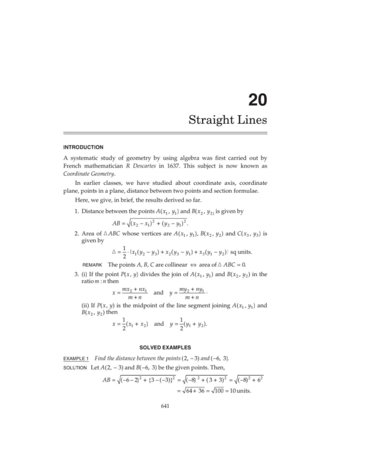 Further Practice on Straight Lines: Geometry Concepts and Exercises ...