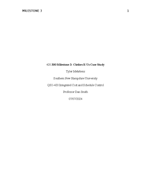 HSE 340 Module One Short Paper - Module One Short Paper Kaylee ...