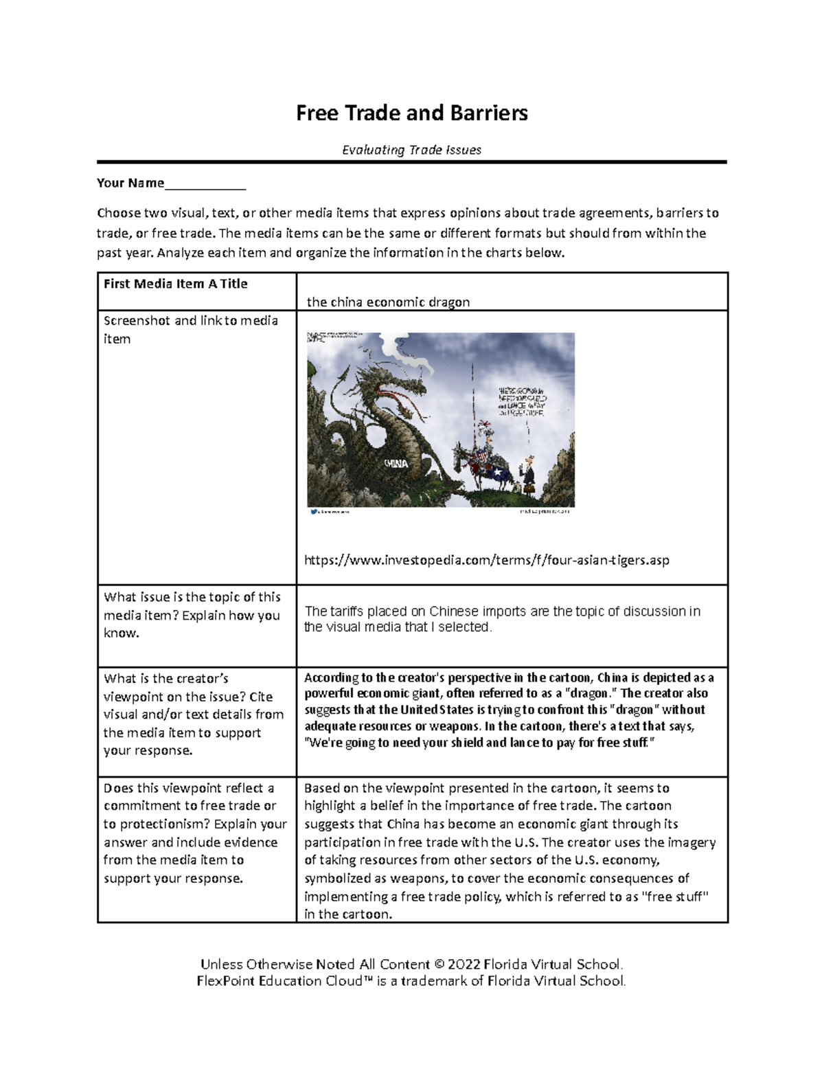 3.8 Free Trade vs. Barriers: Analyzing Perspectives on Trade - Studocu