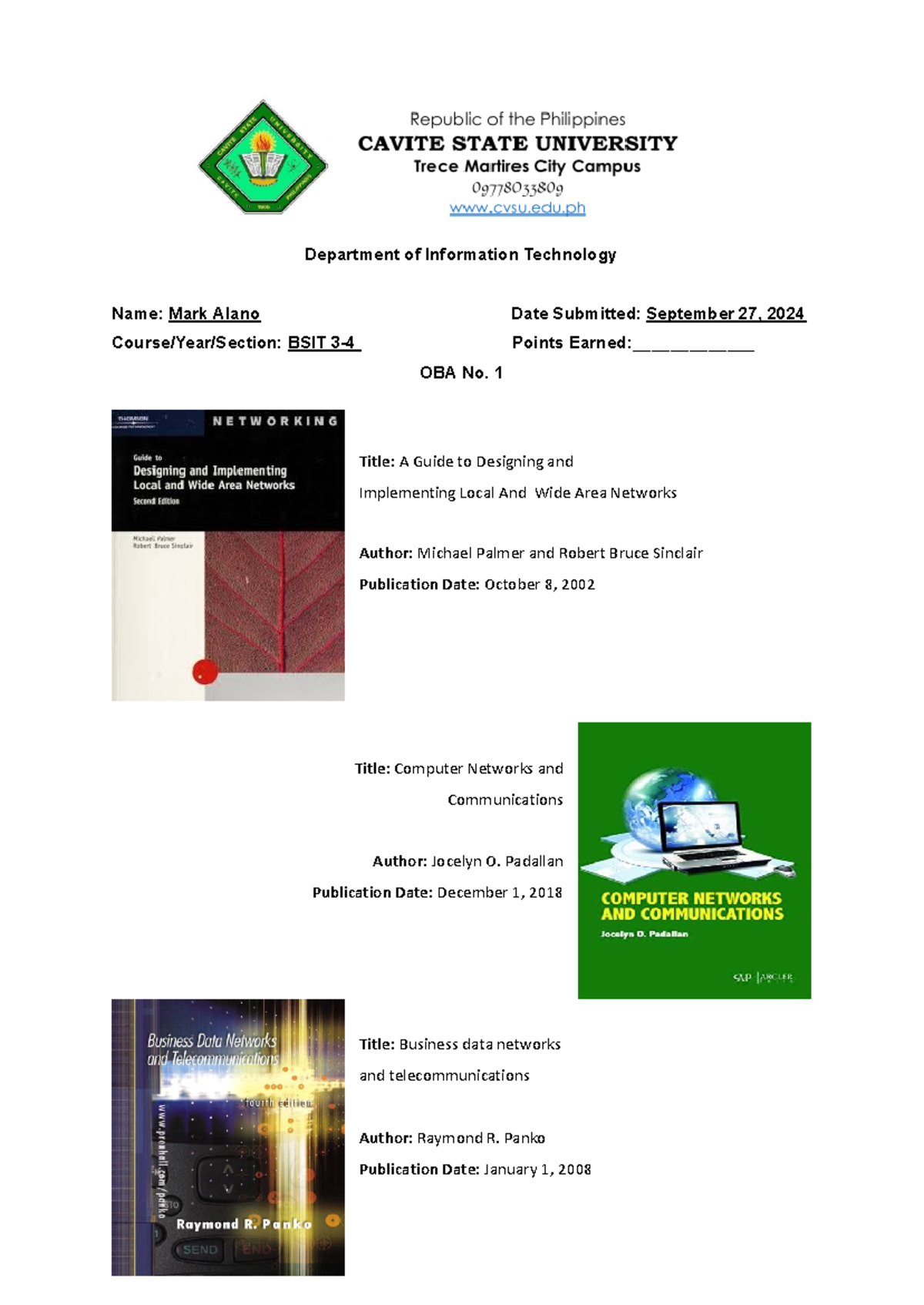 Itec90 - BSIT programs also typically include general education courses ...
