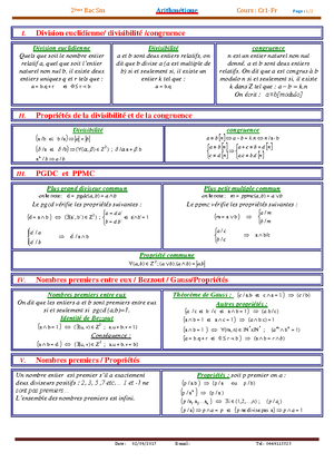 Resume Suites numeriques - Prof. karza zouhair 2 bac sm biof zhr@gmail ...