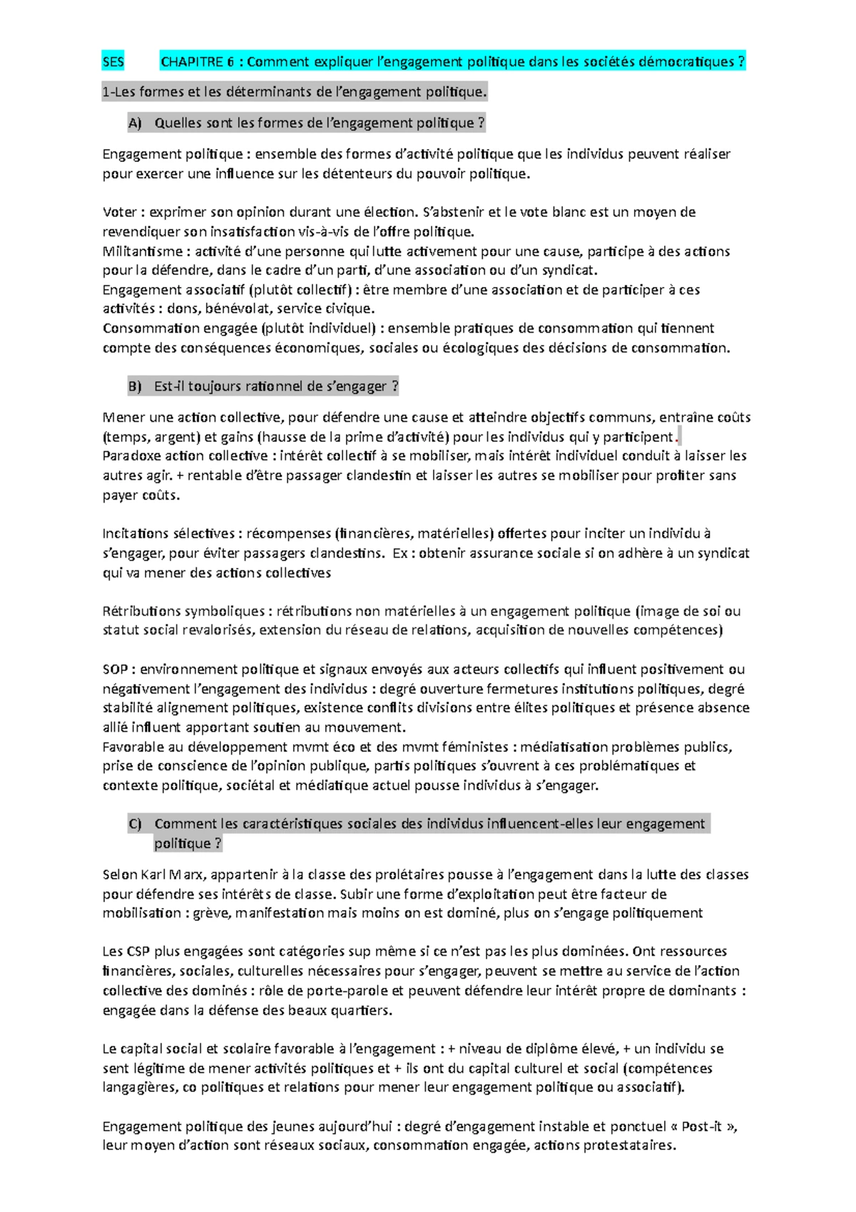 SES : Production 1 - Comprendre la Production Marchande et Non ...