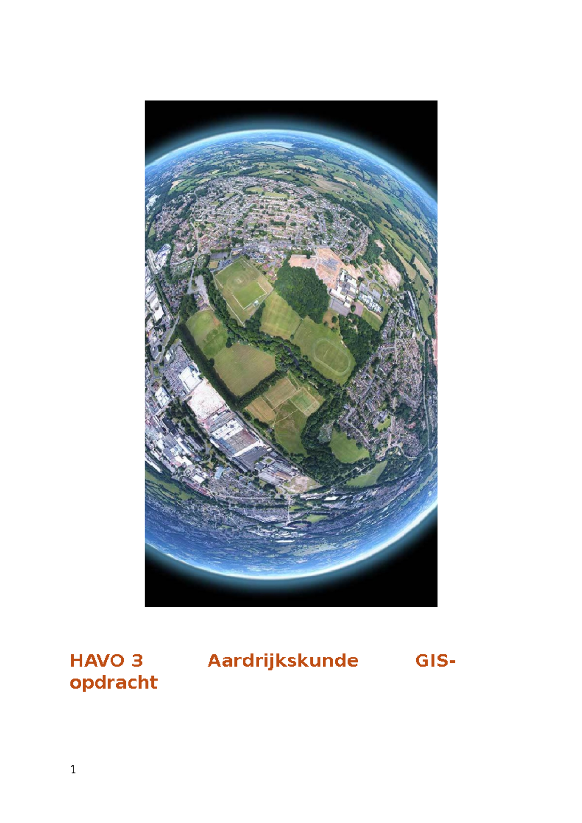 H3 GIS 2023-2024 - Speedcursus ArcGIS en EduGis Handleidingen - Studeersnel