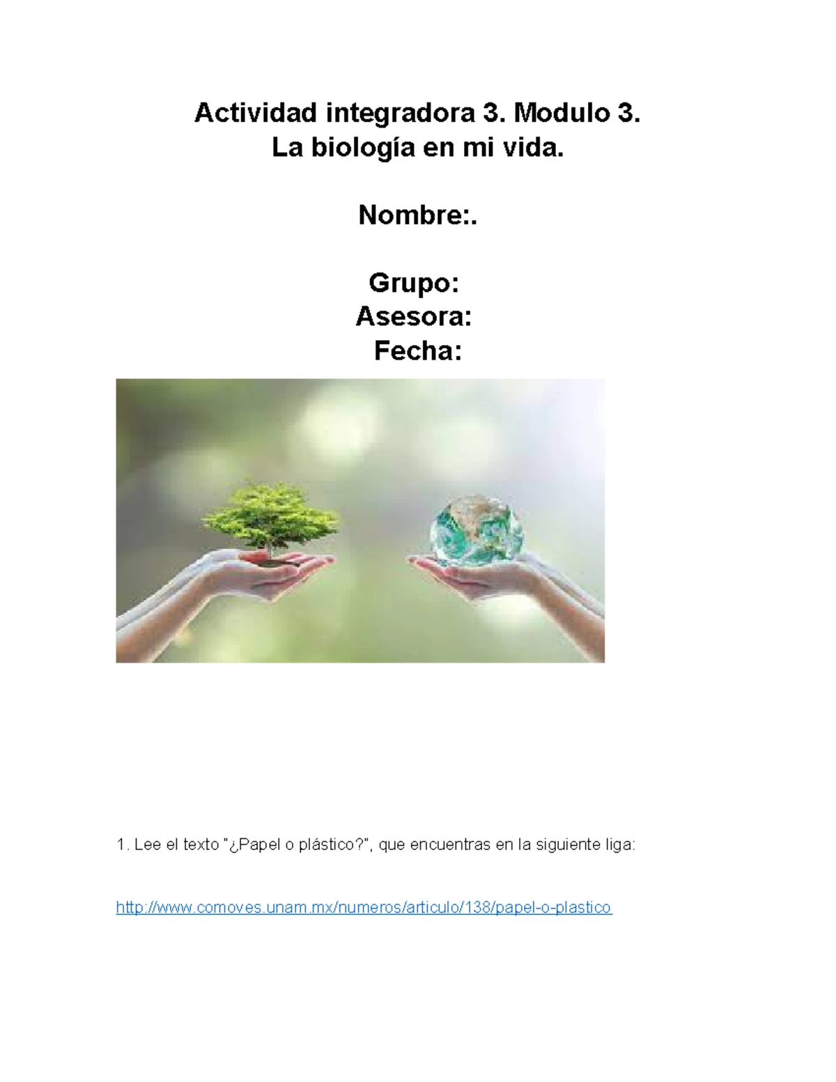 M04S2AI4 - Actividad integradora 4. Literatura y pluriculturalidad - PREPA EN LÍNEA SEP Nombre ...