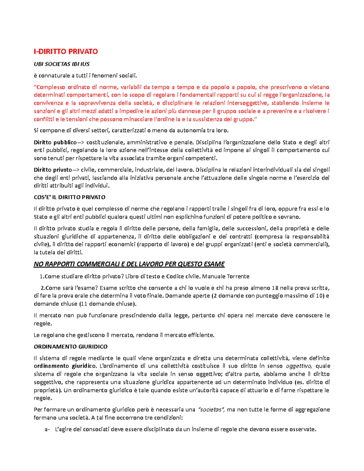 Diritto Privato - MARTA LONGONI - DIRITTO PRIVATO NOZIONI PRELIMINARI ...