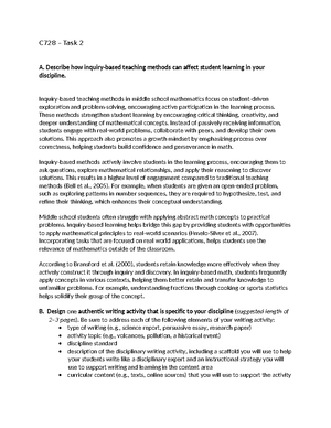 Task 1 Reading Comprehension - DNP Task 1: Reading Comprehension ...