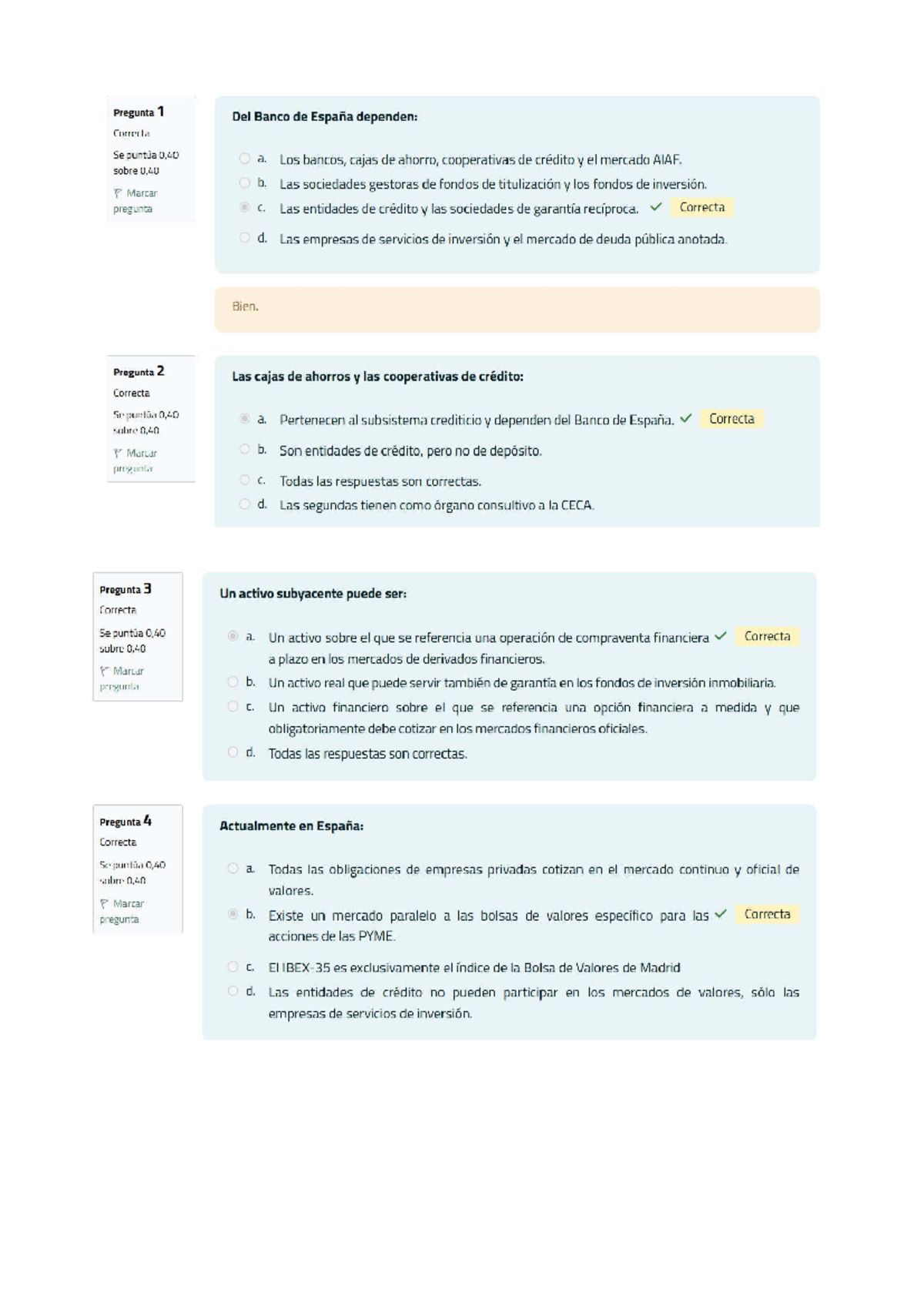 PEC 1 Sistema Financiero 2025: Preguntas y Respuestas - Studocu