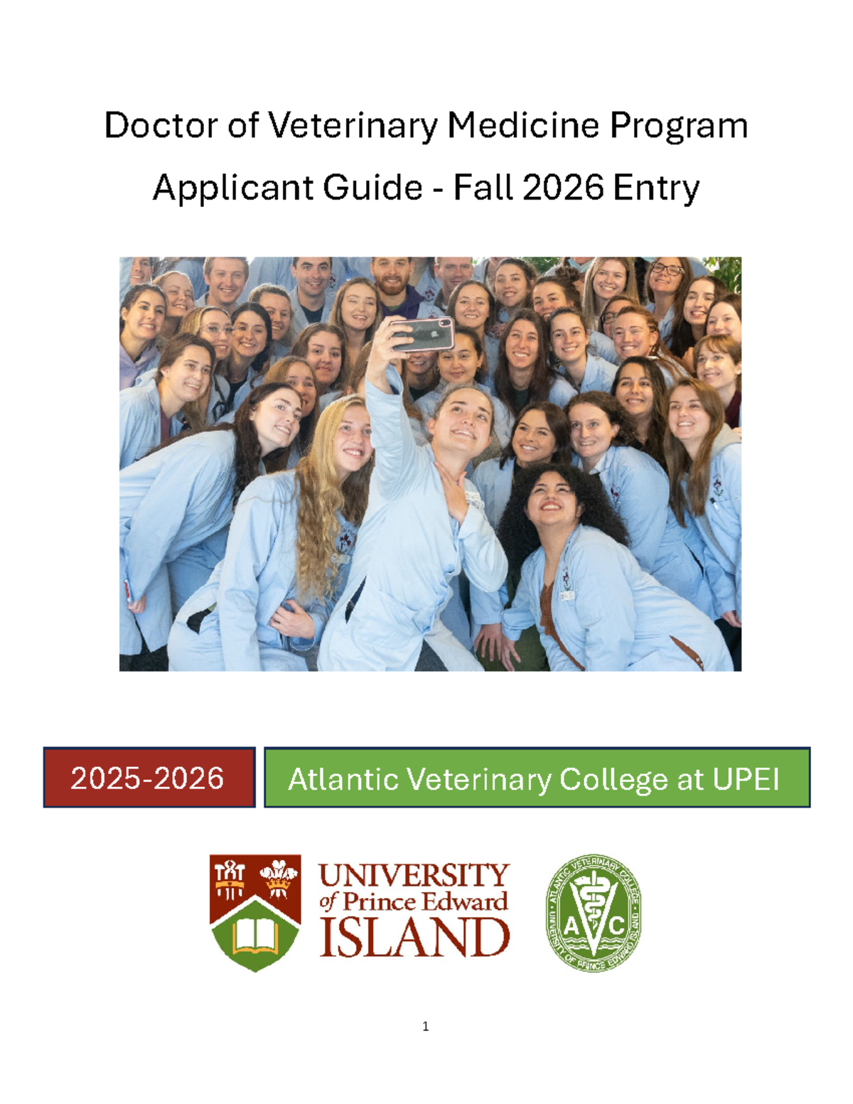 DVM Program Applicant Guide for Fall 2026 Entry at AVC, UPEI - Studocu