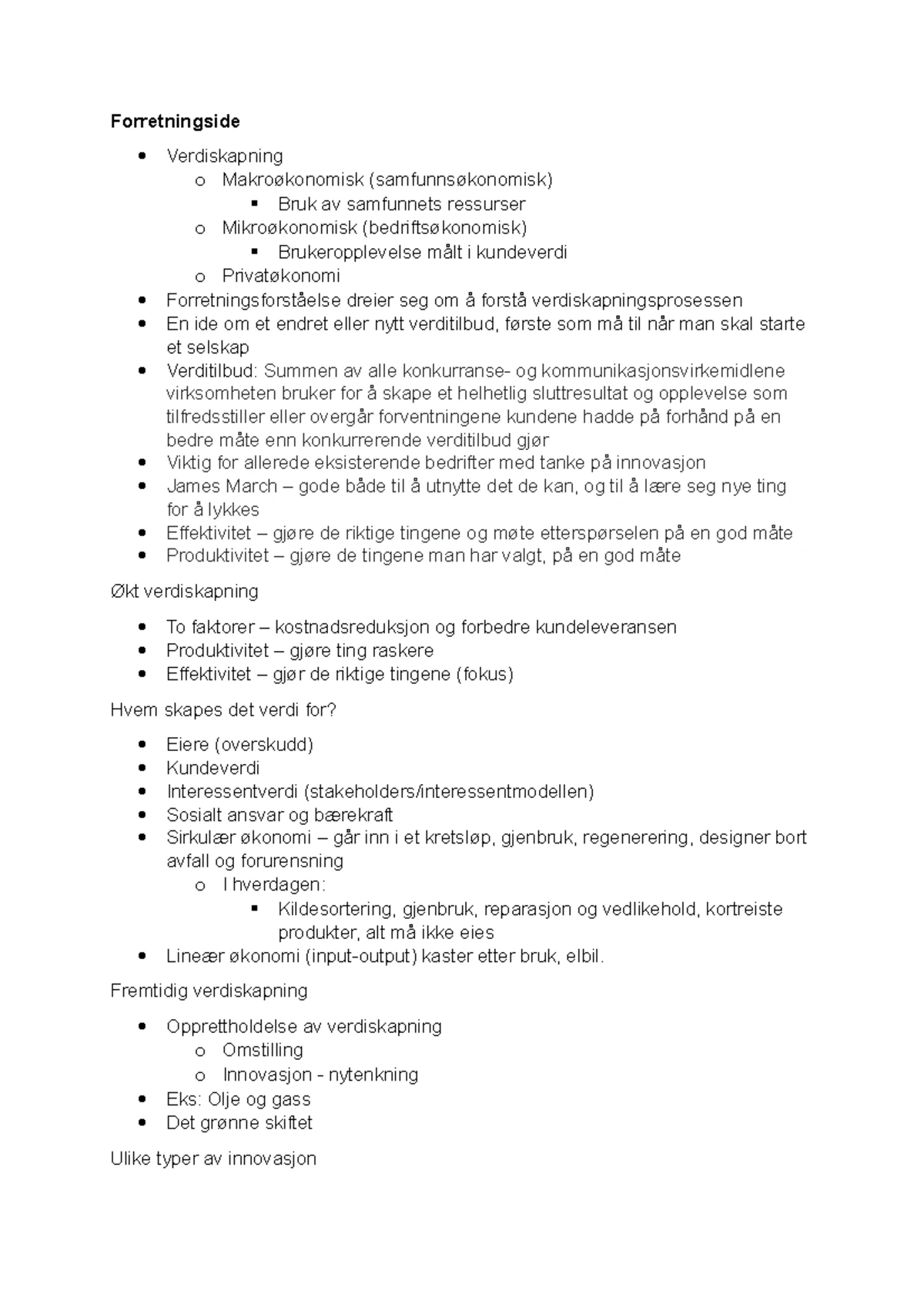 Coso- modellen sammendrag - FAGLIG MODUL 2: internkontroll COSO ...