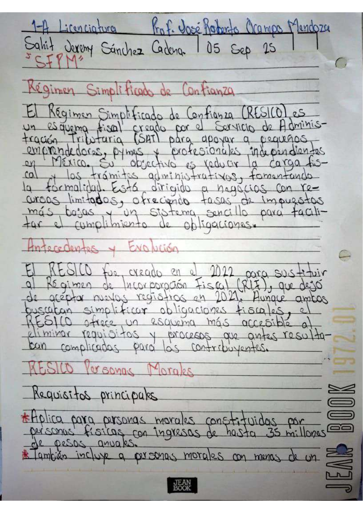 Regimen Simplificado de Confianza (RESICO) - Lic. Sahit J. Sánchez ...