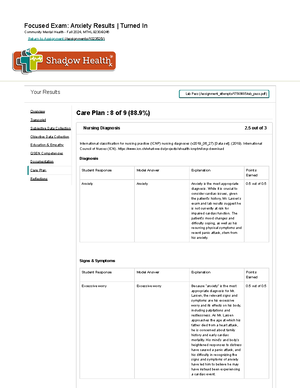 Shadow Health Bipolar Lucas Callahan Documentation Electronic Health ...