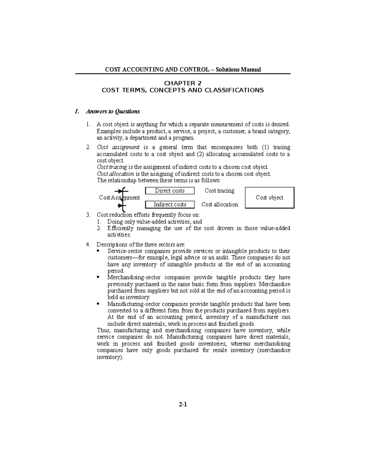 Chapter 7 Answer Key - CHAPTER 7 Exercises 1, 2, 3, 4, 5, 6 All ...