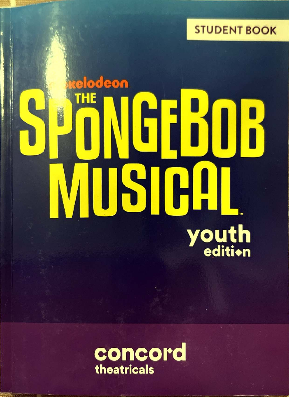 SpongeBob Musical: Youth Edition Script - Scene One Overview - Studocu