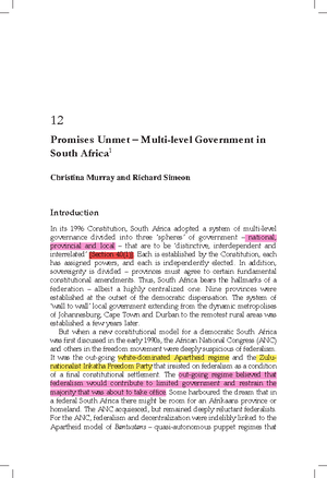 [Solved] Democratic alliance v president of the republic of south ...