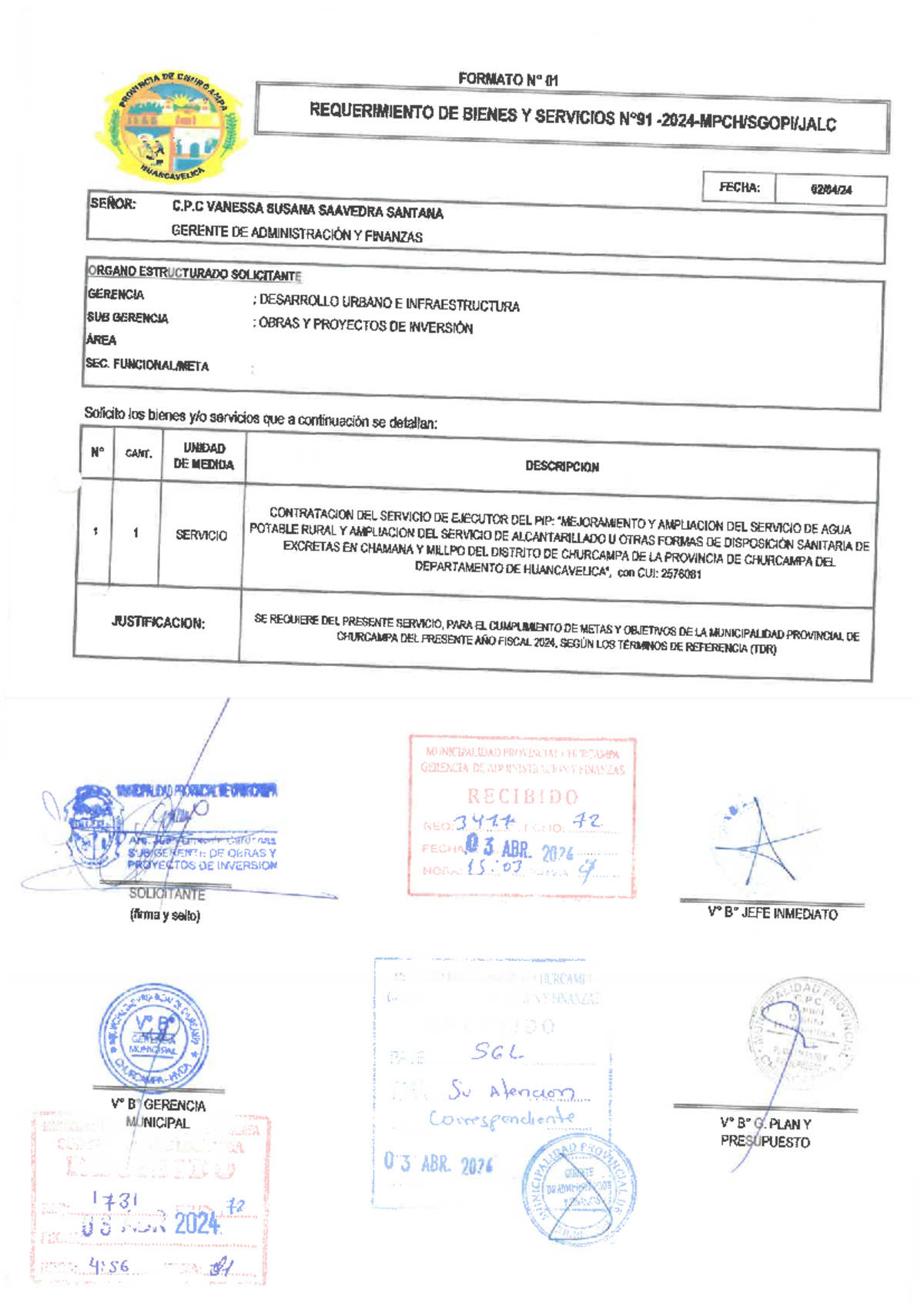 Requerimiento LP 001 - contabilidad basica - SECURITY DE FORMATO 01 ...