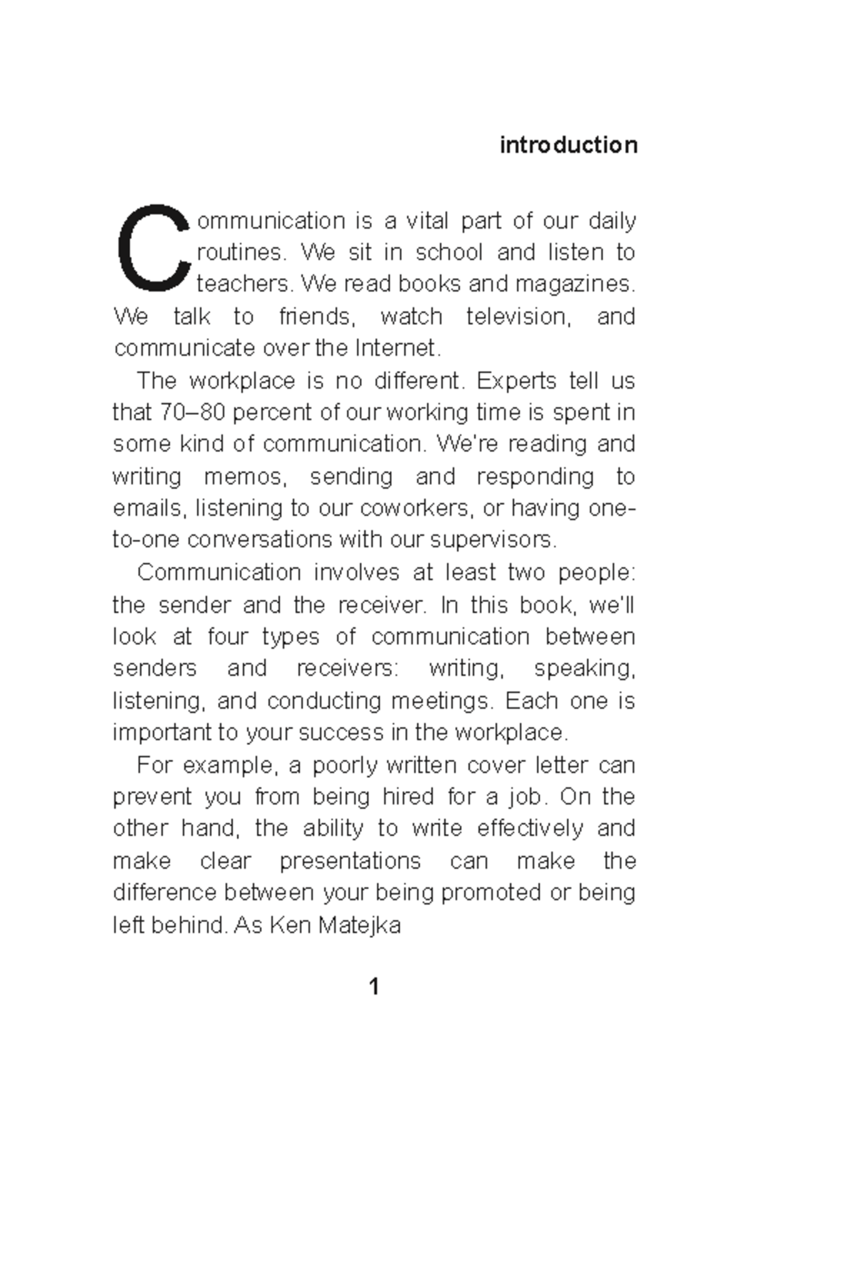 Writing with a Purpose - introduction ommunication is a vital part of ...