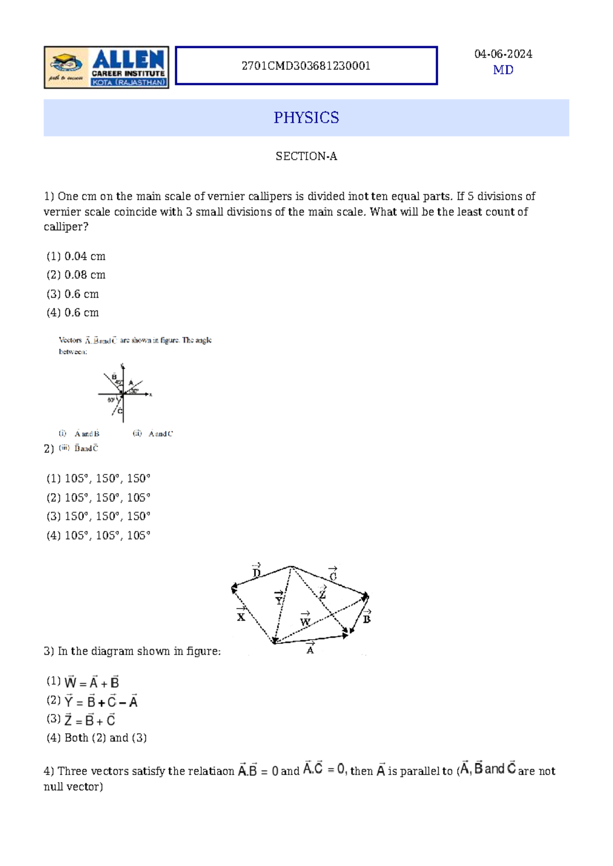 MD PHYSICS Final Exam: Key Concepts and Problem Solutions - Studocu