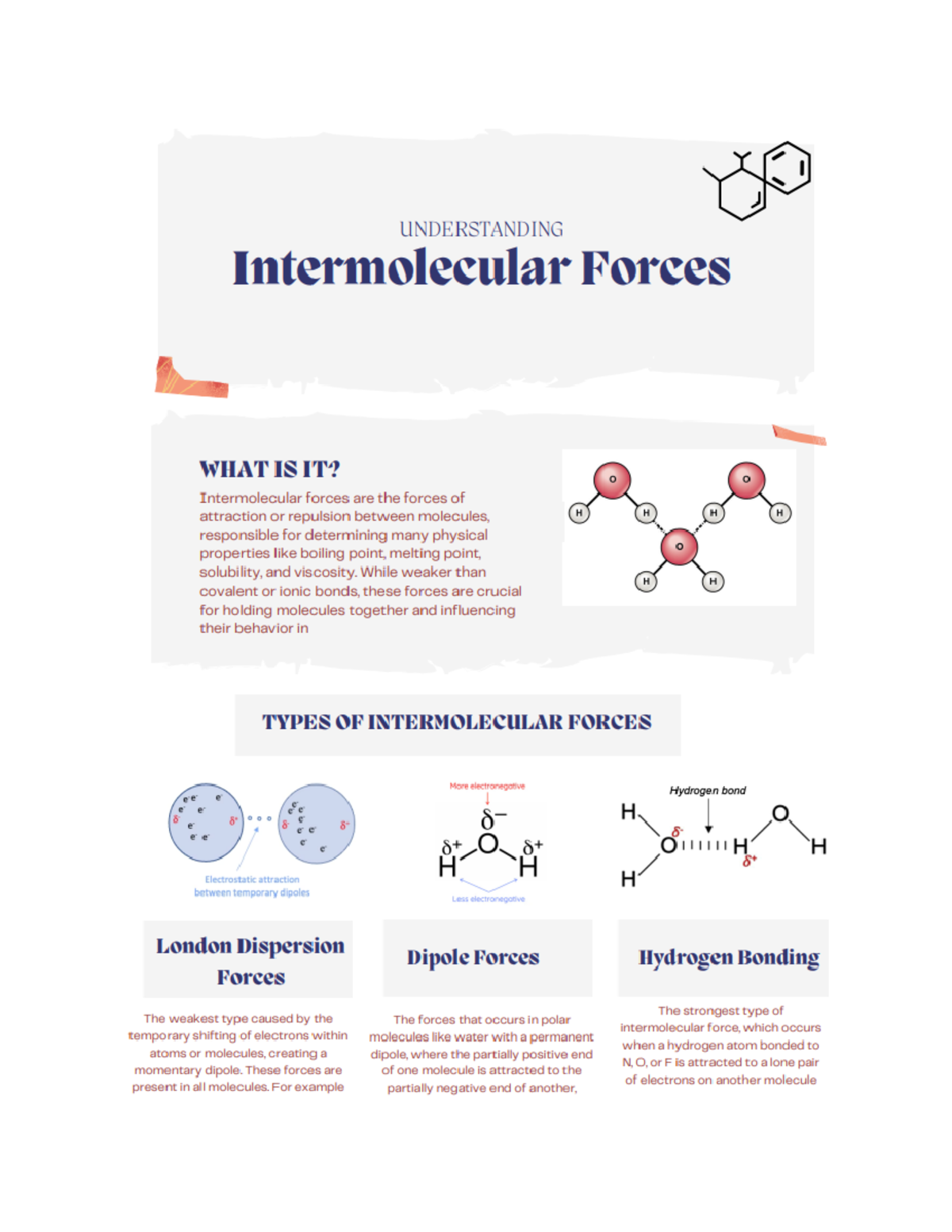 1.8 Assignment - Understanding Intermolecular Forces in Chemistry - Studocu
