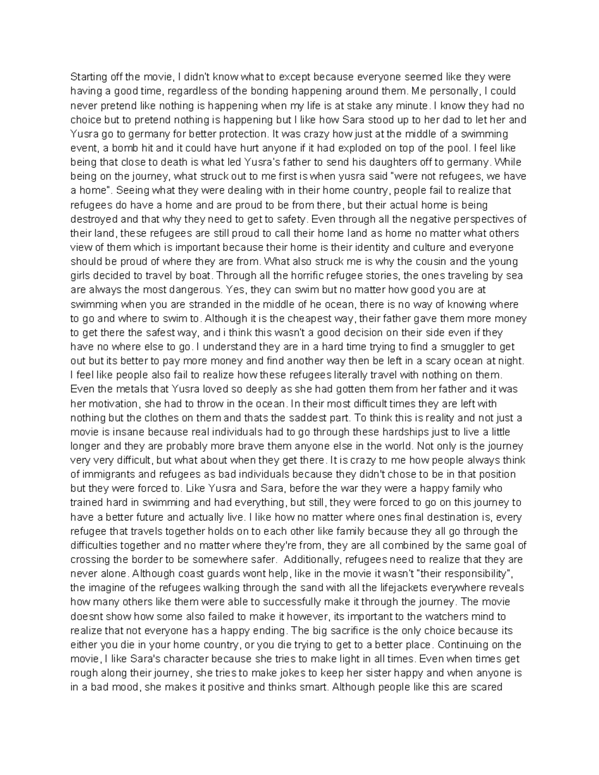 Syria Documentary: A Journey of Refugees and Resilience - Studocu