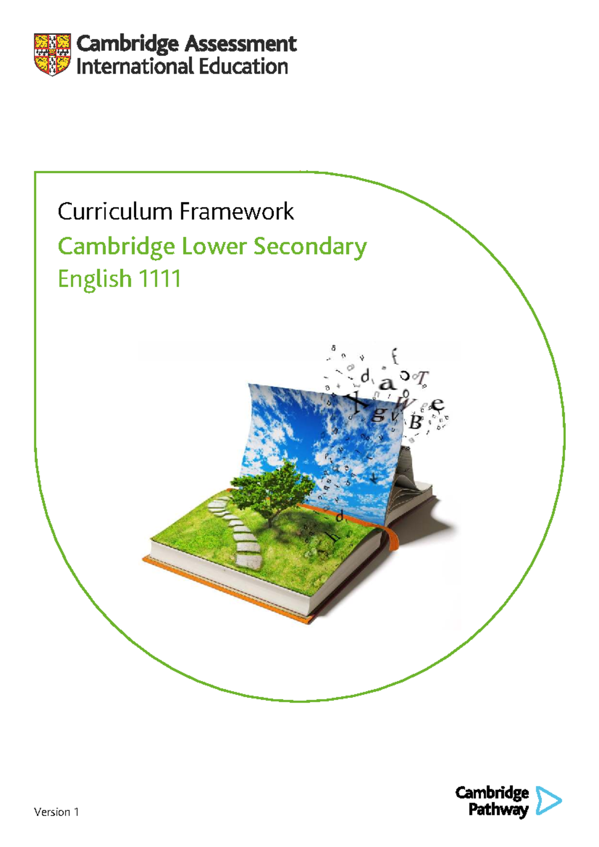 Cambridge Lower Secondary English Curriculum Framework 2018 (1110 ...