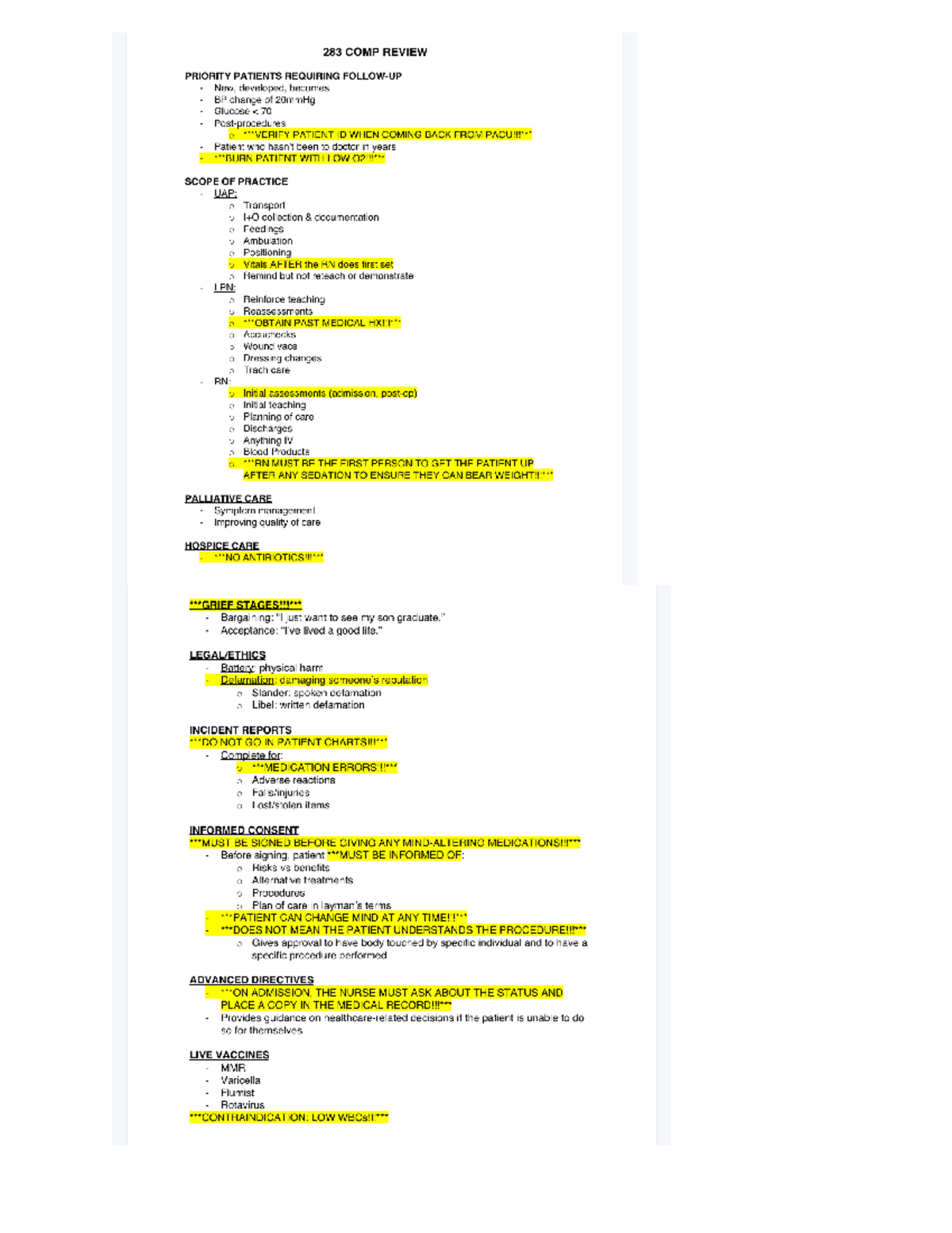 283 All Comp Review - Study Notes Compilation - Studocu