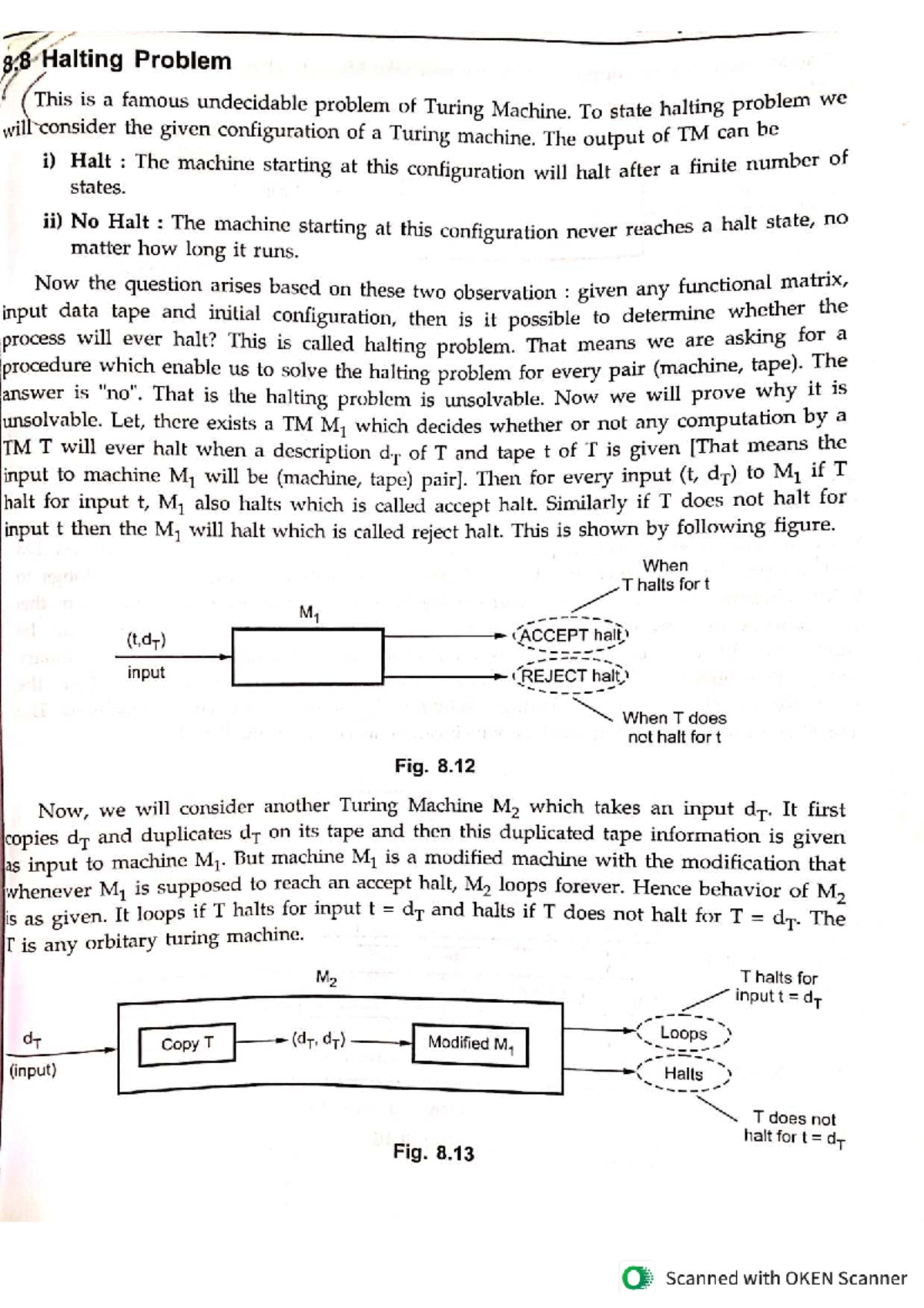 Unit 5: Undecidability Concepts - Halting Problem (TM) Notes - Studocu