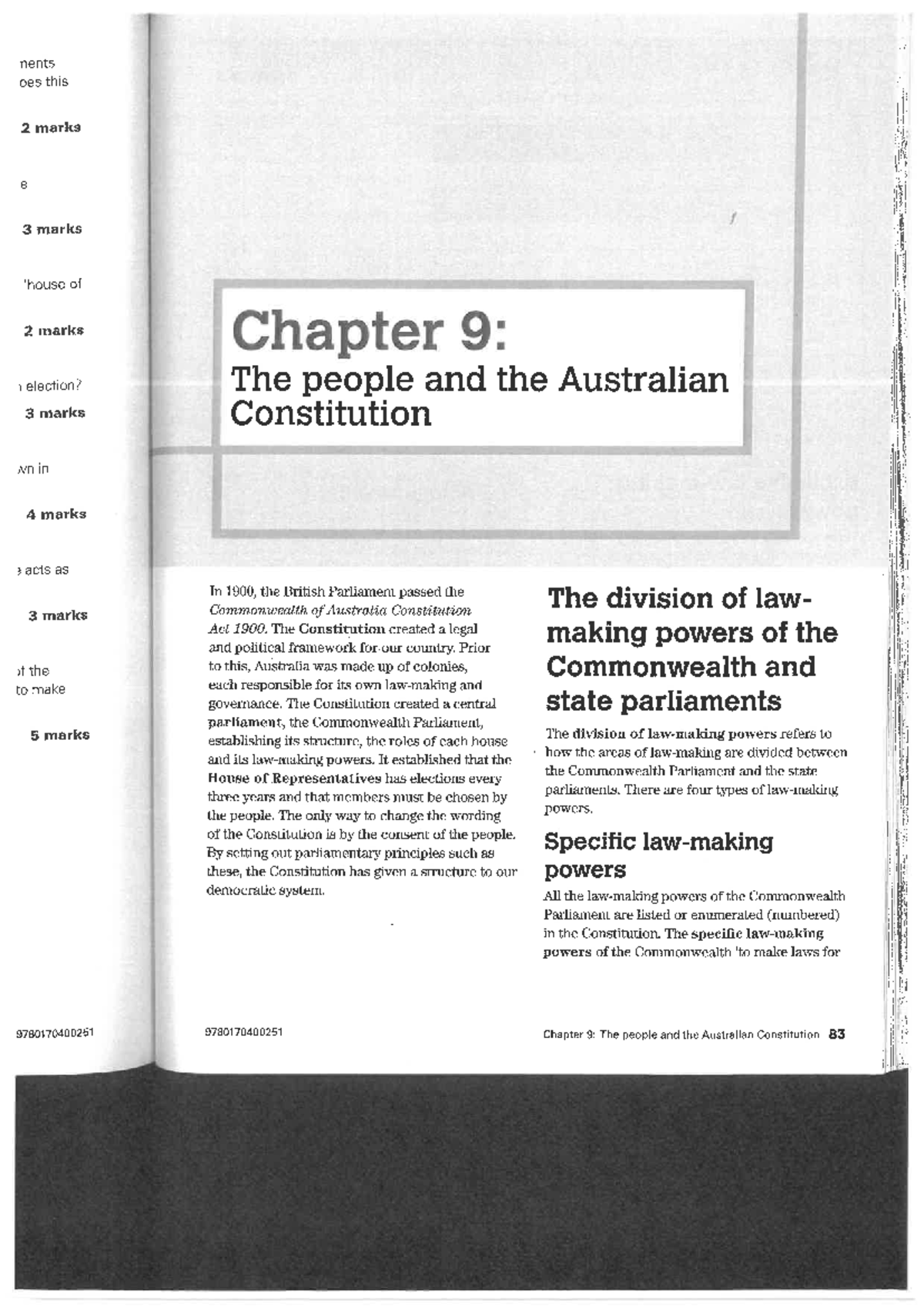 Chapter 9: The People and the Australian Constitution - VCE Legal ...